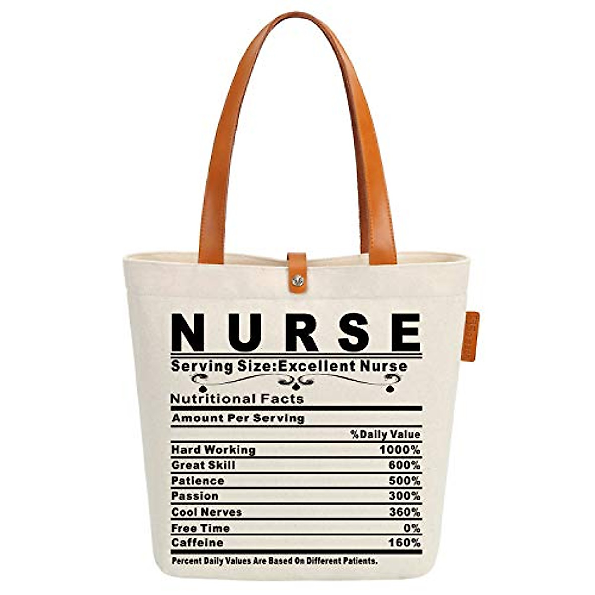 So'each Canvas & Beach Tote Bag Excellent Nurse Gift Graphic Handbag Shoulder Bag