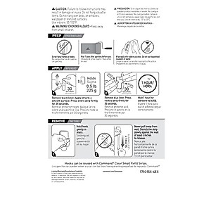 Command Small Stainless Steel Metal Hooks 8 Hooks, 10 Command Strips, Holds up to 0.5 lb, Removable Self Adhesive Hooks, Great for Wall Décor