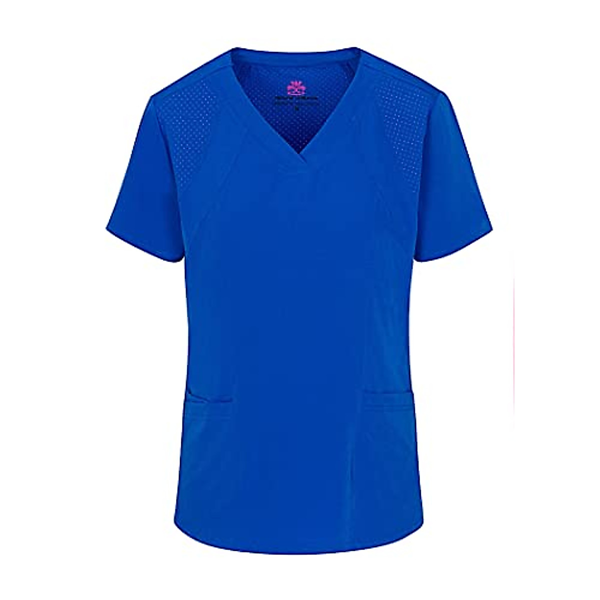 Natural Uniforms Womens Cool Stretch Jogger Scrub Set (True Royal Blue, Medium)