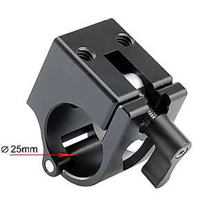 NICEYRIG 25mm Rod Clamp with 1/4 3/8 Thread for DJI Ronin M MX Freefly MOVI Gimbal Stabilizer System - 101