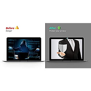 Webcam Cover Slide Web Mac Laptop Camera Cover Blocker for MacBook Pro Laptops/Phone iPhone/Smartphone/iPad Pro/Mac PC Tablets/Computer,Front Lens Camera Cover,Protect Your Visual Prvacy (5 Pack)