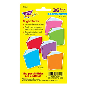 TREND enterprises, Inc. Bright Books Mini Accents Variety Pack, 36 ct