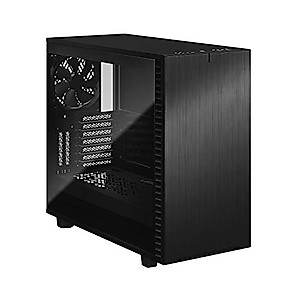 Fractal Design Define 7 Black Brushed Aluminum/Steel E-ATX Silent Modular Dark Tempered Glass Window Mid Tower Computer Case