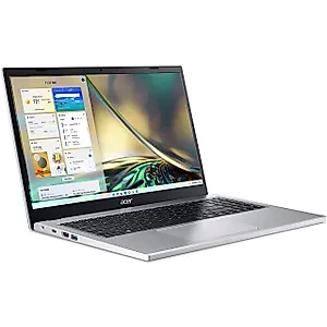 acer Aspire 3 Thin and Light Business Laptop Computer 15.6" FHD IPS Display AMD Quad-core Ryzen 3 7320U Processor 8GB RAM 512GB SSD AMD Radeon 610M Graphics USB-C Win11 Silver + HDMI Cable
