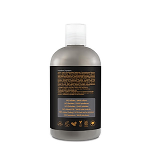 Shea Moisture African Black Soap Bamboo Charcoal Deep Cleansing Shampoo 13 OZ./384 mL(Packaging may vary)