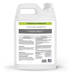 Roach Killer and Peppermint Repellent for Roaches & Cockroaches -All Natural & Safe Spray for Indoor/Outdoor Infestations - Natural Armor Roach Shield, 128 Oz Gallon, Ready to Use w/Trigger Sprayer
