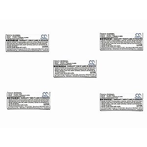 (5 Pack) XSP Battery for Cisco 8800 PN 74-102376-01 CP-BATT-8821 GP-S10-374192-010H 1700mAh