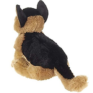 Bearington Lil' Chief Small Plush German Shepherd Stuffed Animal, 6.5 Inch