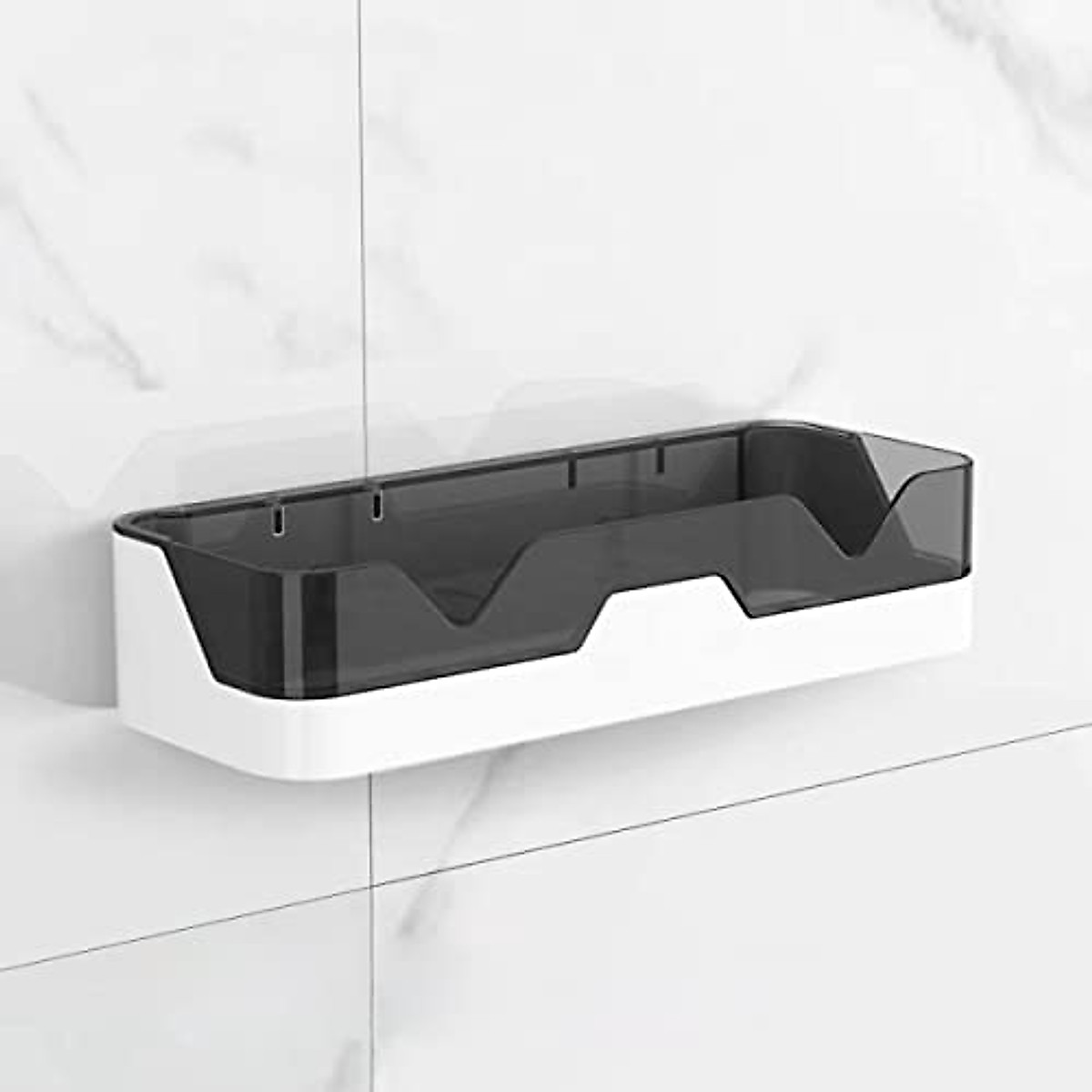 Anyuecoco Shower Caddy Bathroom Organizer,Self Adhesive Shower for Inside Shower,Bathroom,Kitchen,Toilet Wall Mounted Storage Shelves