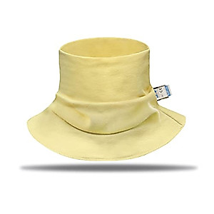 BSV Welding Neck Protector - Cut, Scratch, Flame & Heat Resistant, 100% made with Double Layered DuPont Kevlar - Unisex, Large, Yellow