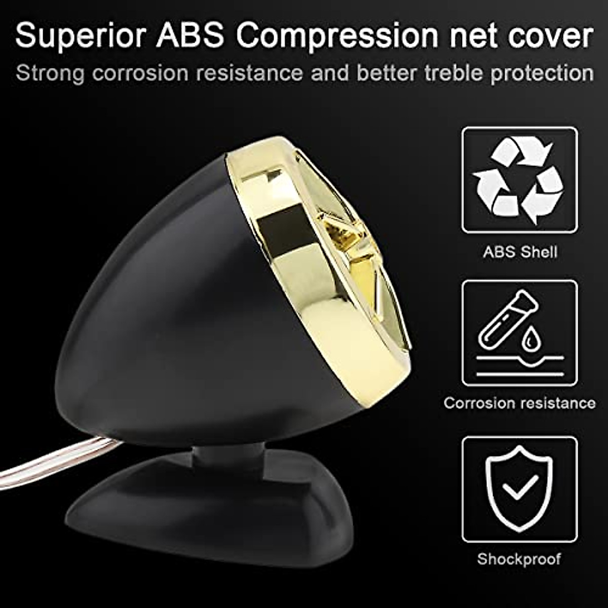 DriSentri Car Speakers, 1200W Car Dome Tweeter, 2pcs Universal 12V ...