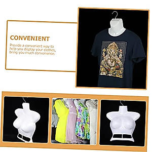 Zerodeko 20 pcs Mannequin Hanger Torso Clothing Display Clothing Display Rack Sewing Mannequin Manikin Body Female Mannequin Model Mannequin Body Coat Hangers Woman Plastic Underwear Girl