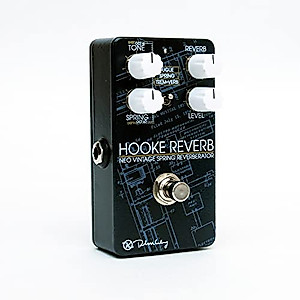 Keeley Hooke Spring Reverb Tremolo and Fugue Pedal, Black (KHooke)