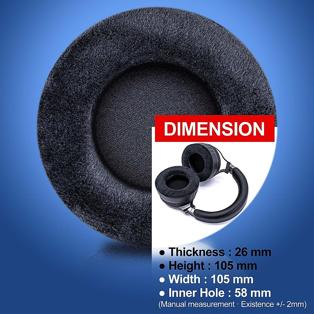 Virtuoso XT Ear Pads Replacement for Virtuoso RGB Wireless SE XT Headset, More - Softer Memory Foam, Added Thickness, Extra Durability, Hybrid (PU/Velour)