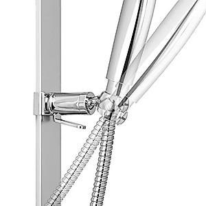 Waterpik Slide Rail Hand Held Shower Head Chrome Height Select with PowerPulse Therapeutic Massage Spray, SRXPP-763ME