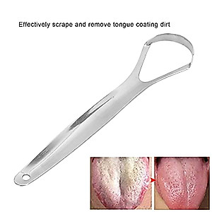2pcs Tongue Scrubber, Copper Tongue Scraper, Best Tongue Scraper for Reducing Bad Breath and Refreshing Lips, Suitable for Everyone(Trumpet)