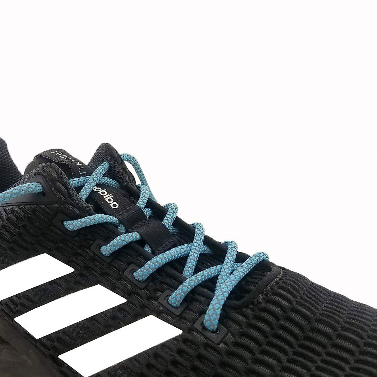 VASGO Sport Round Shoe Laces Reflective, for Sport Sneakers Skates Boots Trainer Sneaker Basketball Shoes [10 Different Lengths Thick 12 Colors] (55inches / 140cm, Sky Blue)