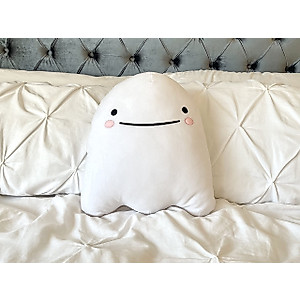 Snuggaboos Spooky The Ghost - Extra Large 16 Inch Plush Pal, Ultra-Soft & Cuddly Ghost Pillow: Perfect Halloween Plushie Gift for Kids, Adults and Baby - Collectible Squish Pillow Stuffed Animal