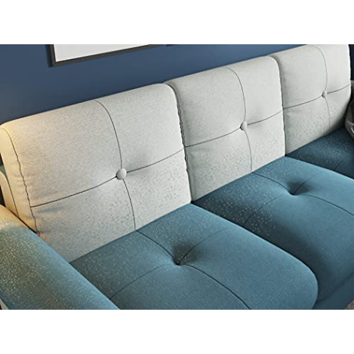 Meeyar Couches for Living Room,83'' Width Comfy Sofa 3 Seater Sofa for Living Room 3 Seater Comfy Couch Room Couch