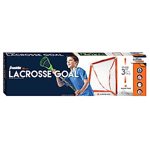 Franklin Sports Youth Lacrosse Goal - Small Kids Lacrosse Net - Portable Lax Mini Box Goal - Backyard Goal for Youth Lacrosse - 38" x 38"