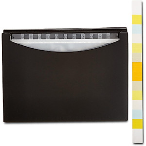 Amazon Basics Expanding Organizer File Folder, Letter Size - Black, 1-Pack