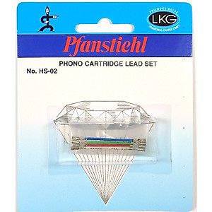 Pfanstiehl Turntable Phonograph Lead Wires Stereo Cartridge Headshell Wires