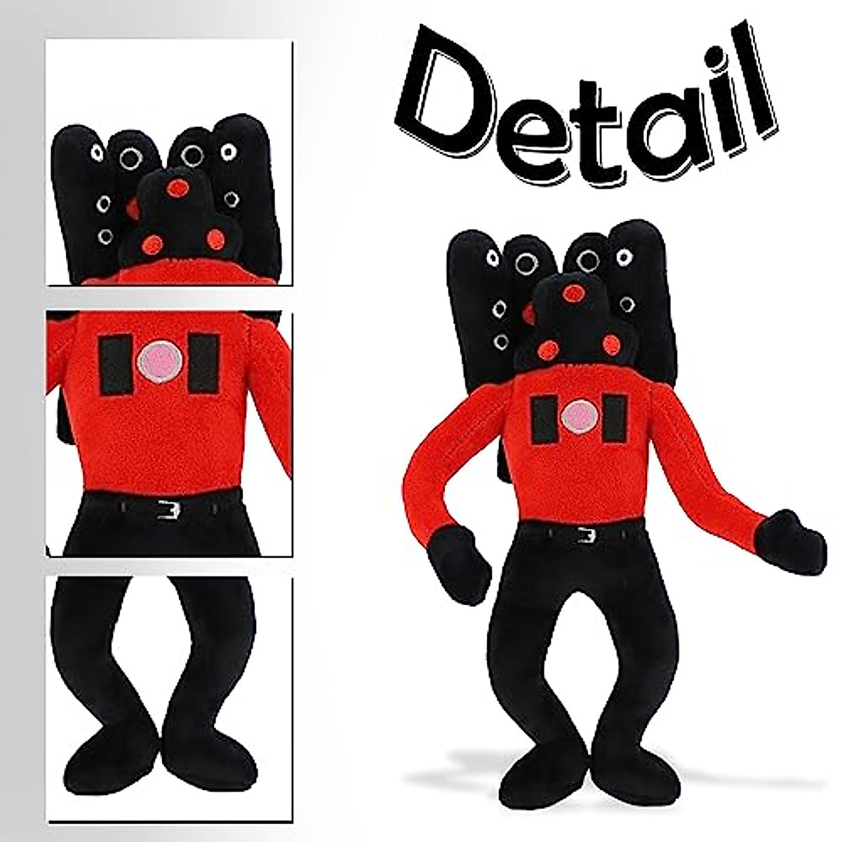 Skibidi Toilet Plush Toys, Plush Doll Toys Gifts for Boys and Girls Cartoon Video Game Character Plush Children (Titan Speakerman)