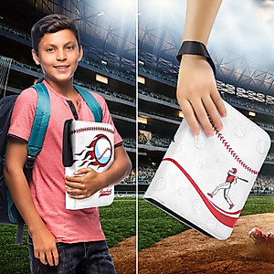 TAYCASE Small - 440 Pockets Display Album, Faux Leather Material, White Color, Compatible with Trading Cards, Sports Cards, Polaroid Photos, and More