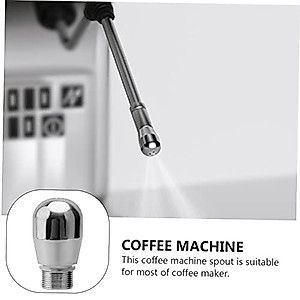 OKUMEYR Coffee Steamer Coffee Machine Coffee Makers Coffee Maker Accessory Coffee Maker Steam Nozzle Milk Maker Steam Nozzle Foams Steam Nozzle Milk Foam Stainless Steel Office Refit
