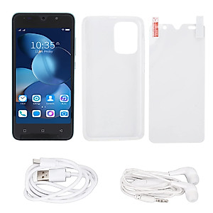 Unlocked Cell Phone, 5" Full HD Unlocked Smartphone 2GB RAM 32GB ROM Dual Card Dual Standby Mobile Phone for Android, Facial Recognition, 2200mAh Battery(Green)