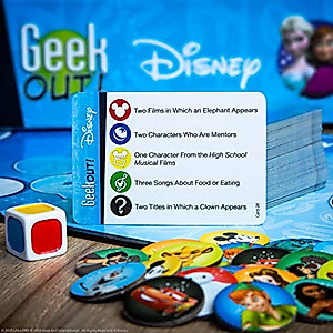 Geek Out! Disney Party Game | Enchanting Version of Popular Geek Out Board Game | A Trivia Bluffing Game Featuring Favorite Disney Characters | Perfect for Family Game Night | Fun Family Board Game