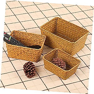 Closet Dresser Box Mini Mini Food Kids Mini Wicker Basket Seagrass Shelf Bins Kids Dressers Storage Box Storage Basket Storage Rack Wooden Bamboo The Basket Woven Baskets