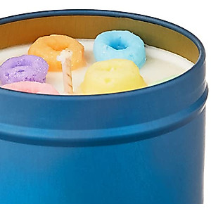 Cereal Bowl Candle Soy Wax Handmade Candle- 4 oz Fruity Loops Cereal Candle- Cereal Bowl Candle