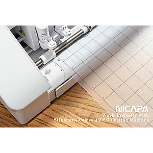 Nicapa StandardGrip Cutting Mat for Silhouette Cameo 4/3/2/1 (12x12 inch,3 Mats) Standard Adhesive Sticky Quilting Cut Mats Replacement Accessories for Silhouette Cameo