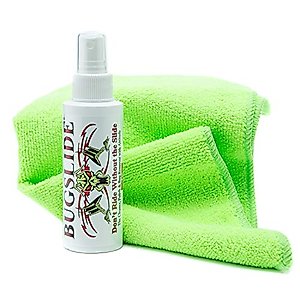Bugslide 4 Oz Travel Kit with Cleaner with Microfiber Towel - Multisurface Cleaning and Car Detailing Solution That Shines and Degreases Your Car, Convenient Size for Travel