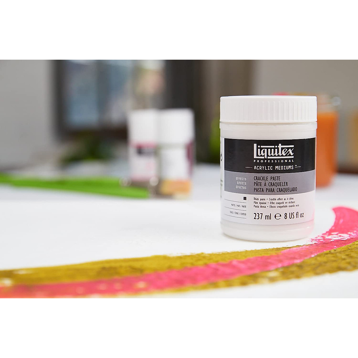 Liquitex Professional Effects Medium , 237ml (8-oz), Crackle Paste