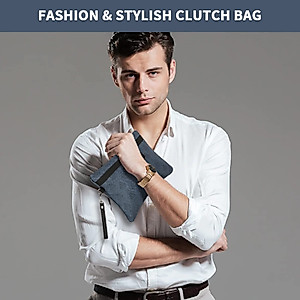 Smell Proof Bag, Smell Proof Stash Box, Smell Proof Containers with Combination Lock, Money Safe Pouch, Odor Proof Case Storage Bags for Travel, Smell Proof Case with Smell Proof Bags (Blue)