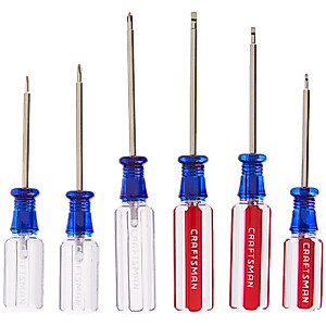 CRAFTSMAN Small Screwdiver Set, 6Piece Jewelers Set (CMHT65043)