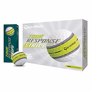 TaylorMade Unisex's Tour Response Stripe Golf Ball, One Size