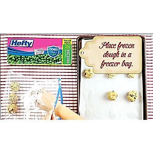 Hefty Slider Freezer Storage Bags, Quart Size, 74 Count