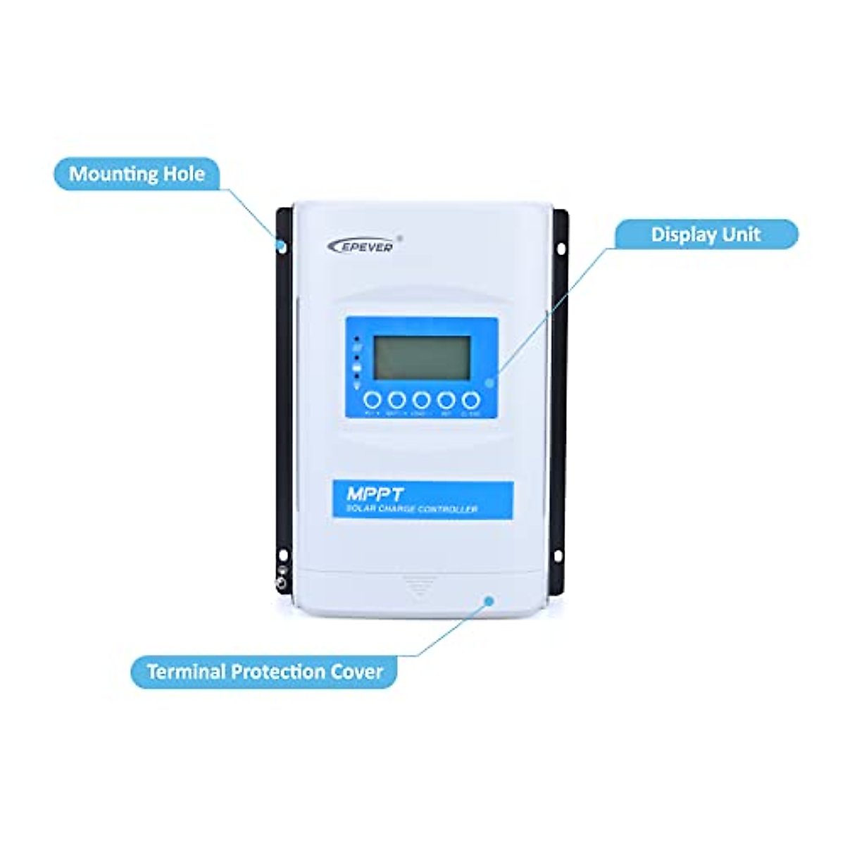 EPEVER XTRA4215N Series MPPT Solar Charge Controller, 40A Max Charge/Discharge, High-Efficiency Energy Conversion, Ideal for Off-Grid PV Systems