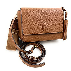 Tory Burch Thea Web Flap Crossbody Women's Bag (Moose)