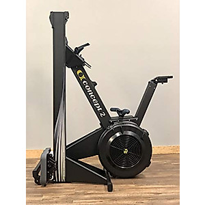 Concept2 RowErg Indoor Rowing Machine with Tall Legs - PM5 Monitor, Device Holder, Adjustable Air Resistance, Easy Storage