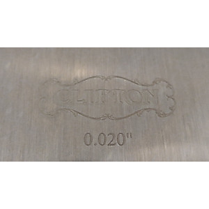 Bundle Set of 4 each Different Thickness Clifton Tool Company 3 x 6 Inches Thin Cabinet Scrapers (0.01, 0.015, 0.020, and 0.025 Inches) UK High Carbon Tool Steel TTWCSx4