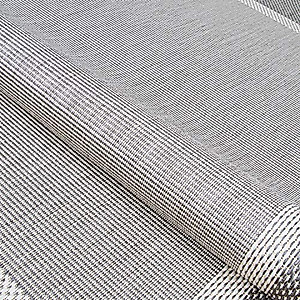 Couristan Recife Stria Texture Indoor/Outdoor Area Rug, 3'9" x 5'5", Champagne-Grey