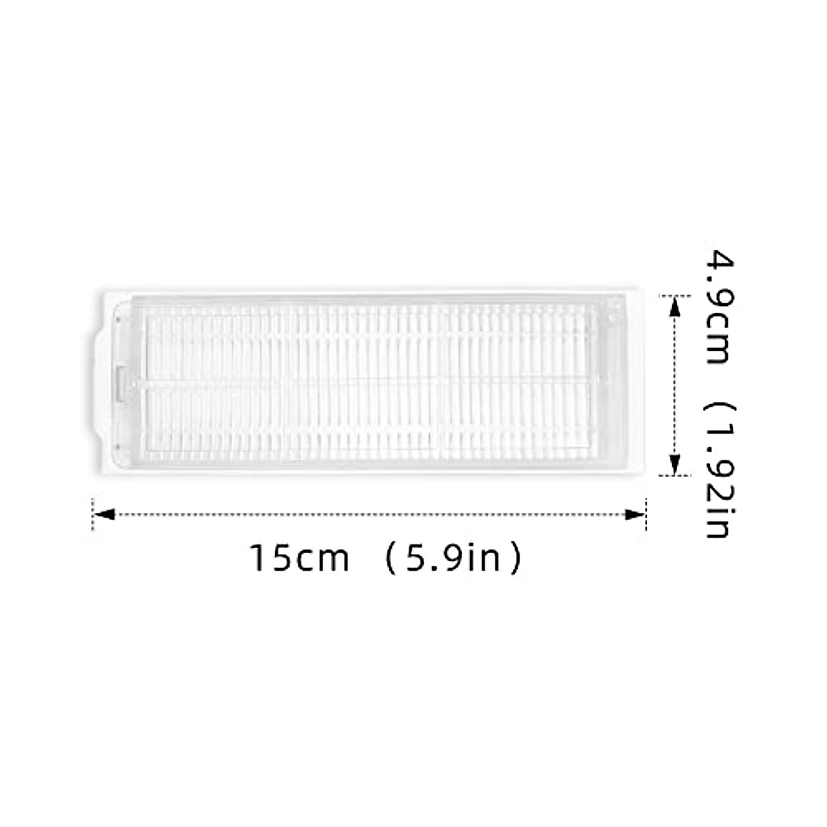 LVTENGAI Replacement Parts Compatible with WYZE Robot Vacuum Cleaner WVCR200S Accessories, 2 Main Brushes, 4 Hepa Filters, 6 Side Brushes Attachment Spare Pack