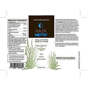 Ecklonia Cava Hair Serum - Growth Volumizer for All Hair Types, Flexible-Hold Styling Gel with MSM & Biotin for Women & Men, 4oz