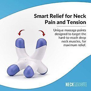 Amazing Neck Massager for Pain Relief, Pressure Point Massager, Occipital Release Tool, Trigger Point Massager, Designed to Target The Deep Neck Muscles Other Massagers Cannot Reach, Headache Relief