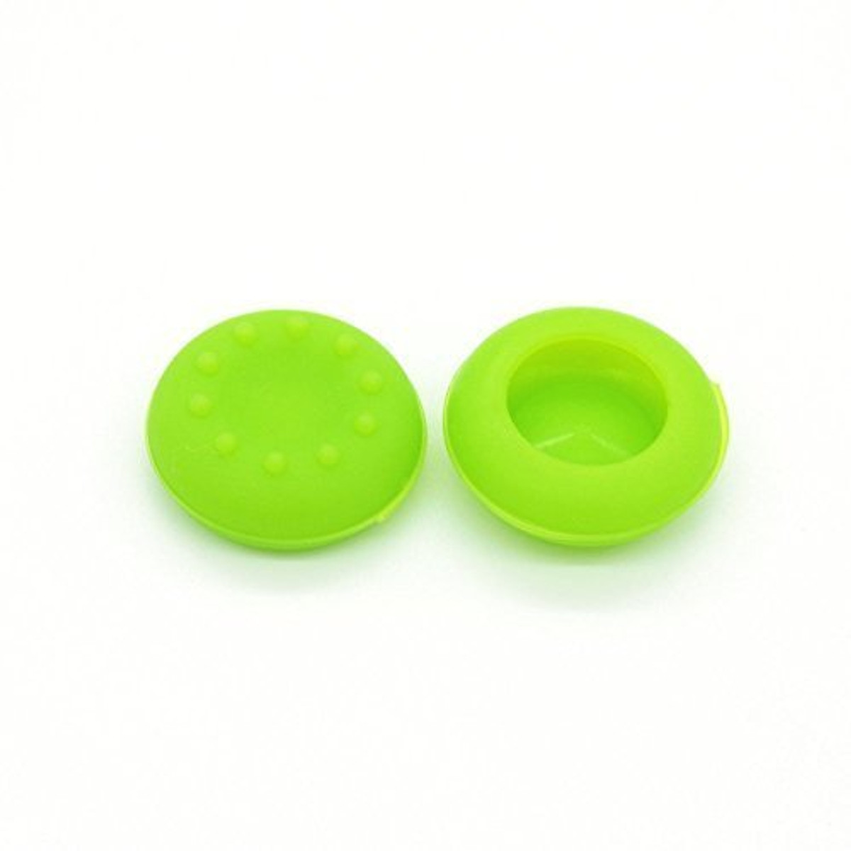Analog Silicone Thumb Stick Grip Joystick Caps Cover for PS4 PS3 Xbox 360 Xbox One Game Controllers (4 x Green)