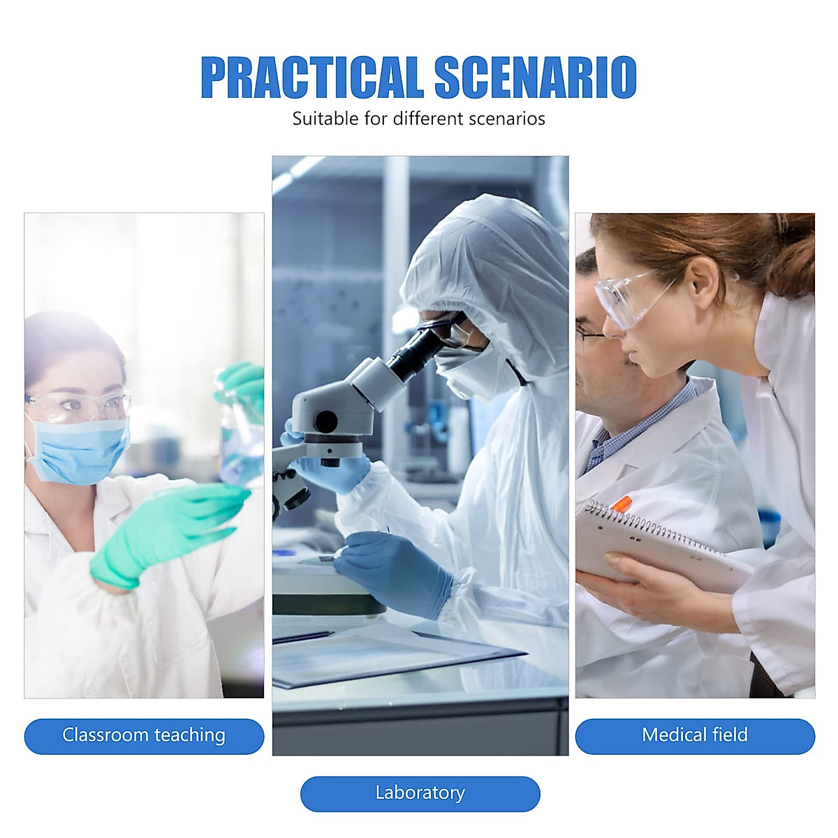 ULTECHNOVO 2pcs Cell Strainer 100μm Disposable Cell Filters Laboratory Experiment Test Cell Sieve